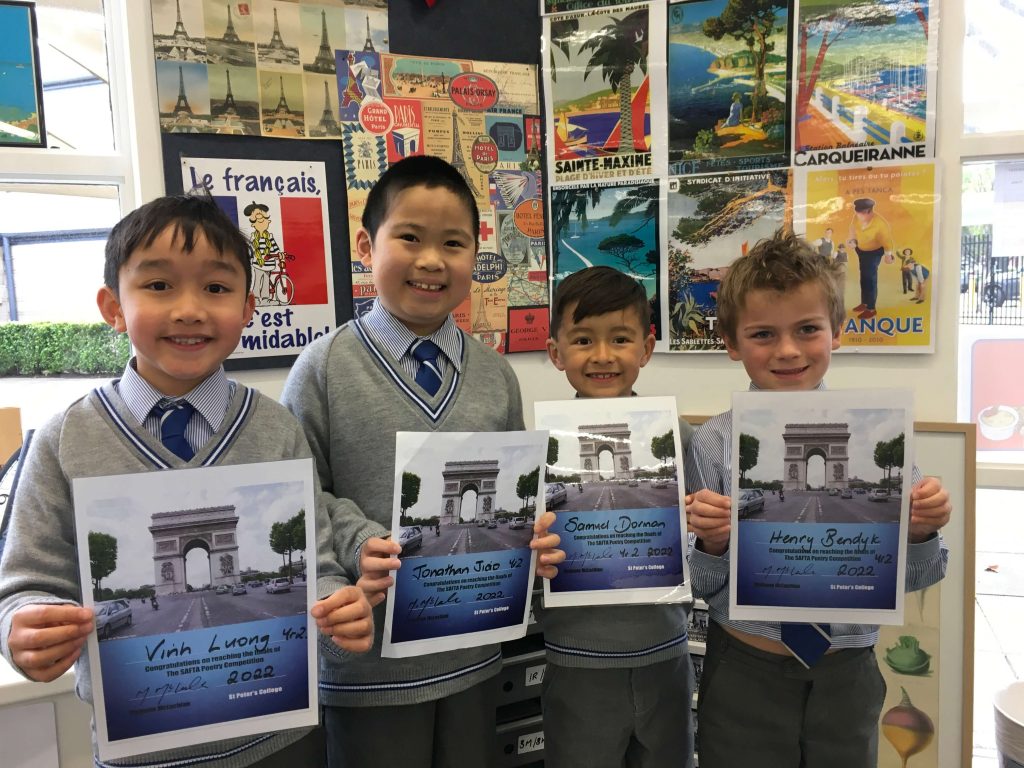 St Peter's College - La Poésie Récitée